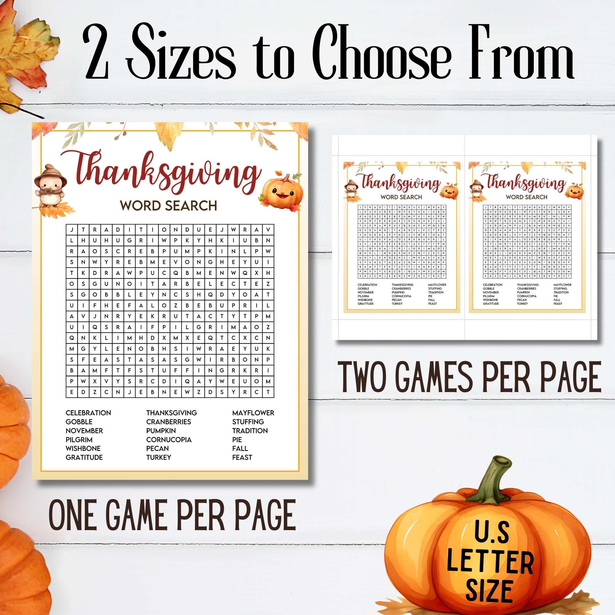 Thanksgiving Word Search Game, Thanksgiving Printable Games ...