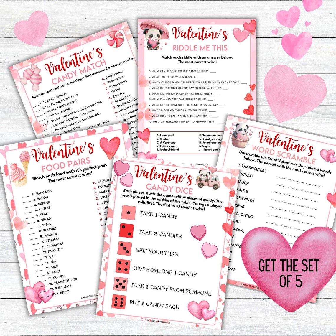 Valentine’s Day Word Scramble Game, Valentine Printable Game, Fun ...