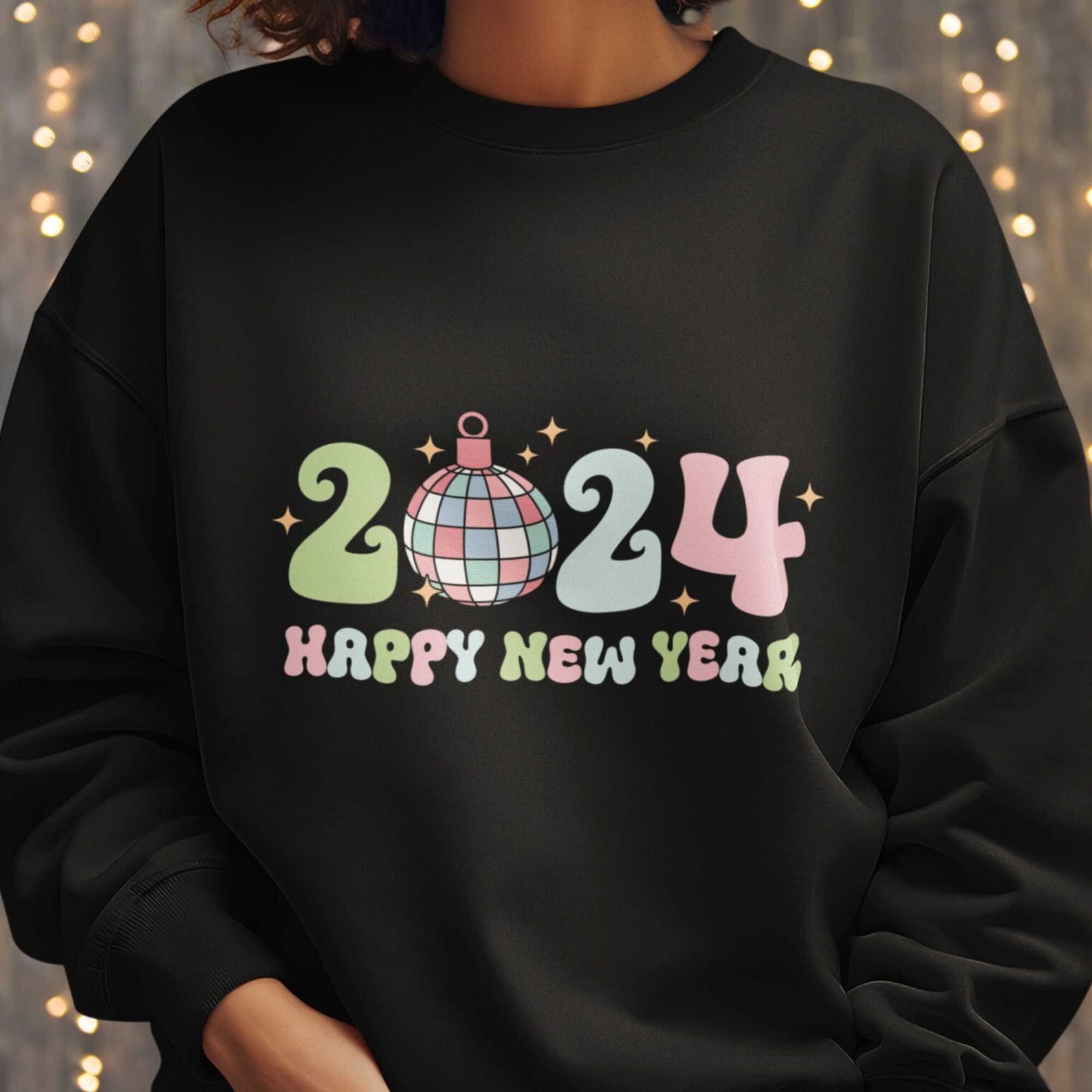 Retro New Years PNG New Year 2024 Png New Year Sublimation - Etsy