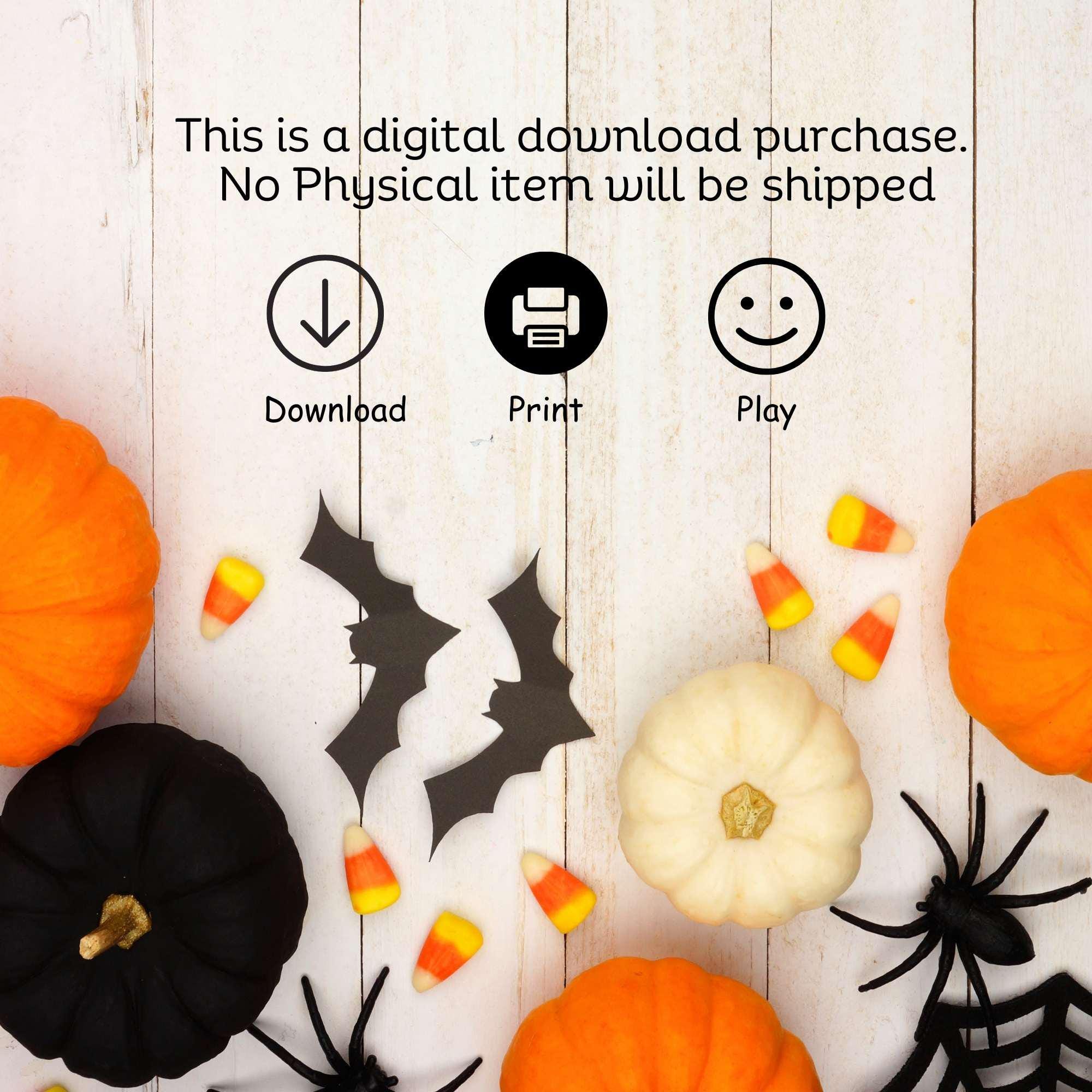 Halloween Pass the Pumpkin, Halloween Pass the Prize Game, Halloween ...