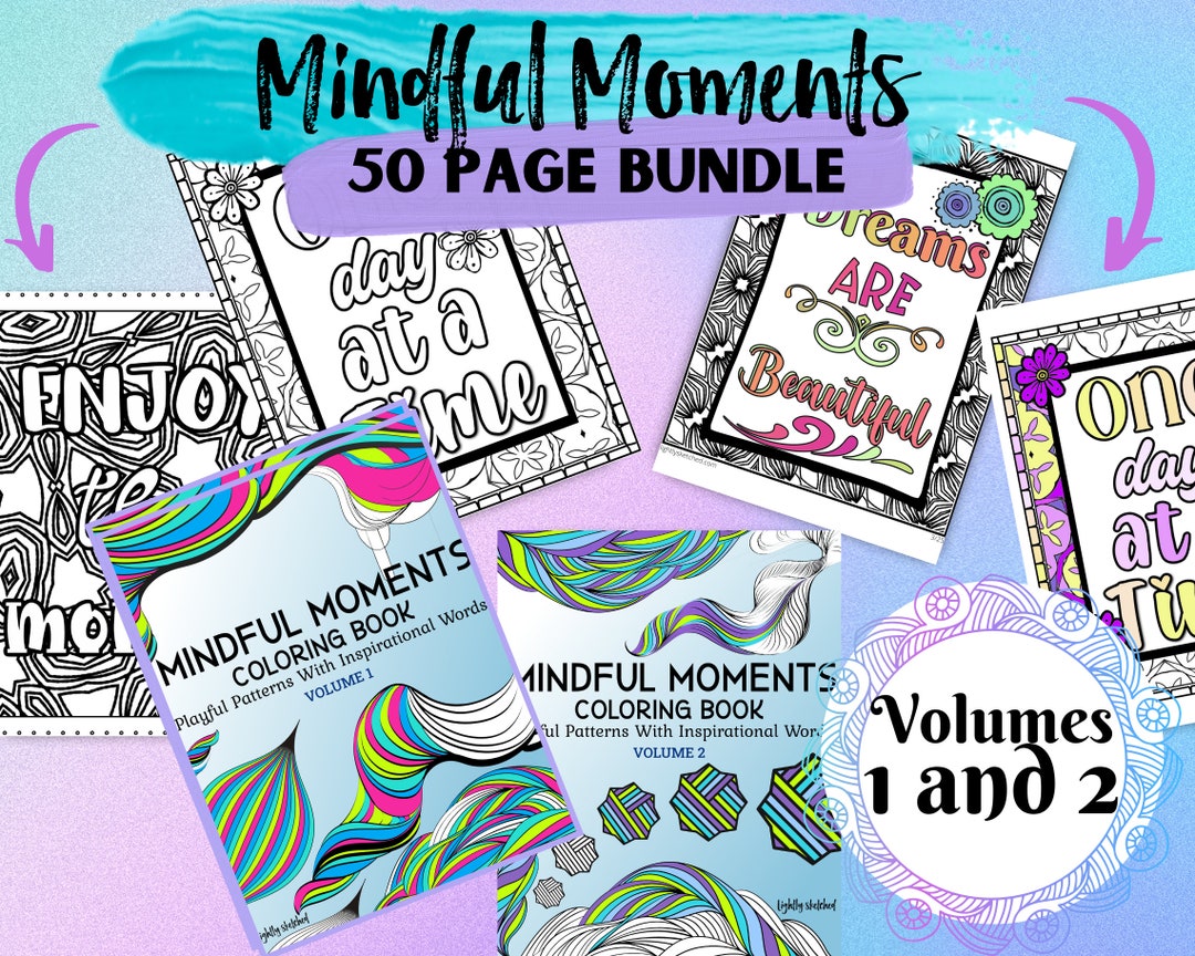 Growth Mindset for Kids/ Mental Health Coloring Book/bundle/coloring ...