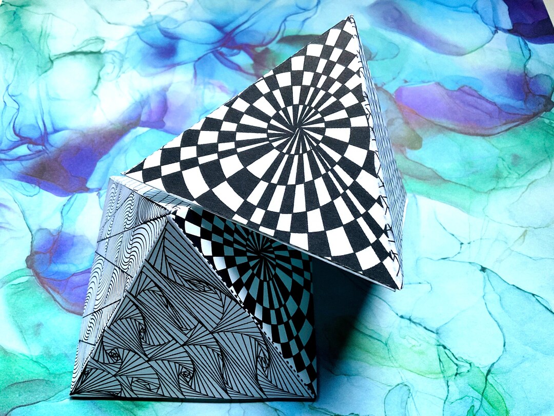 Zentangle Activities for Kids / Zentangle Pyramid / Zentangle Designs ...