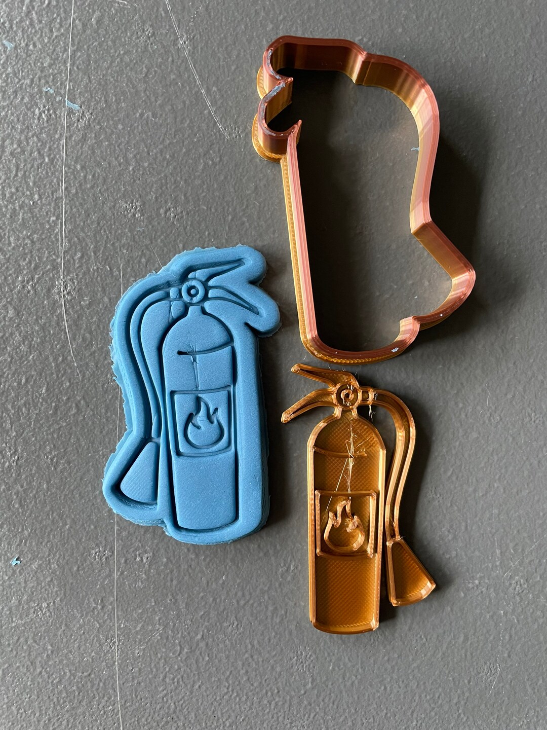 Fire Extinguisher Cookie Cutter Fire Fighter Career Designs OOAK Gift ...
