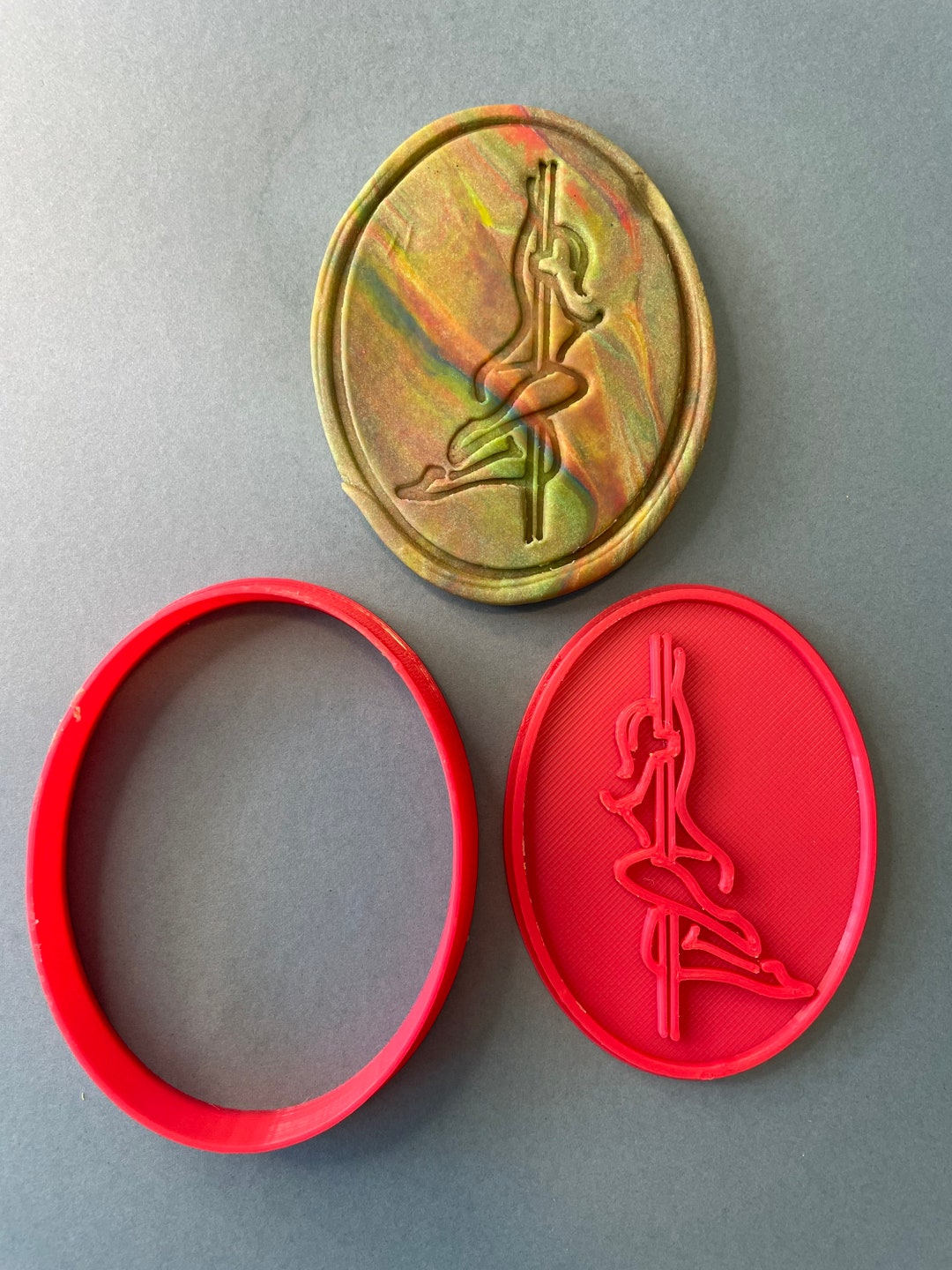 Pole Dancer Cookie Cutter STL Digital File Exercise Lover Perfect Gift ...