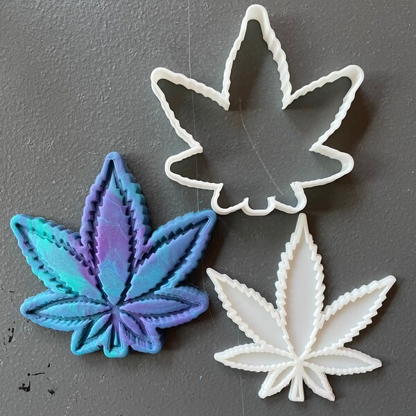 Pot Leaf Cookie Cutters Etsy