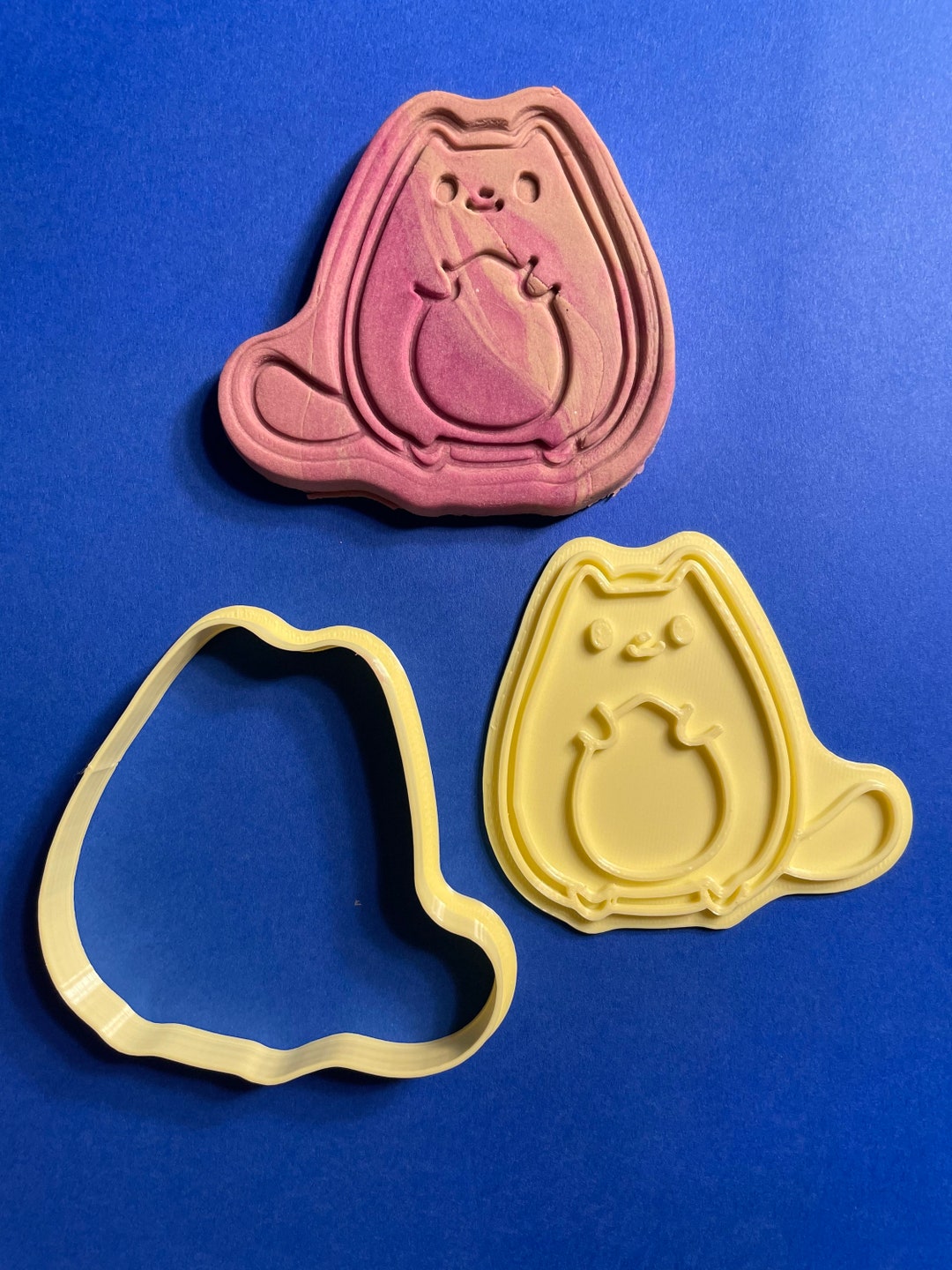 Avo-cat-o Cookie Cutter STL Digital File Birthday Gift Cat Lover OOAK ...