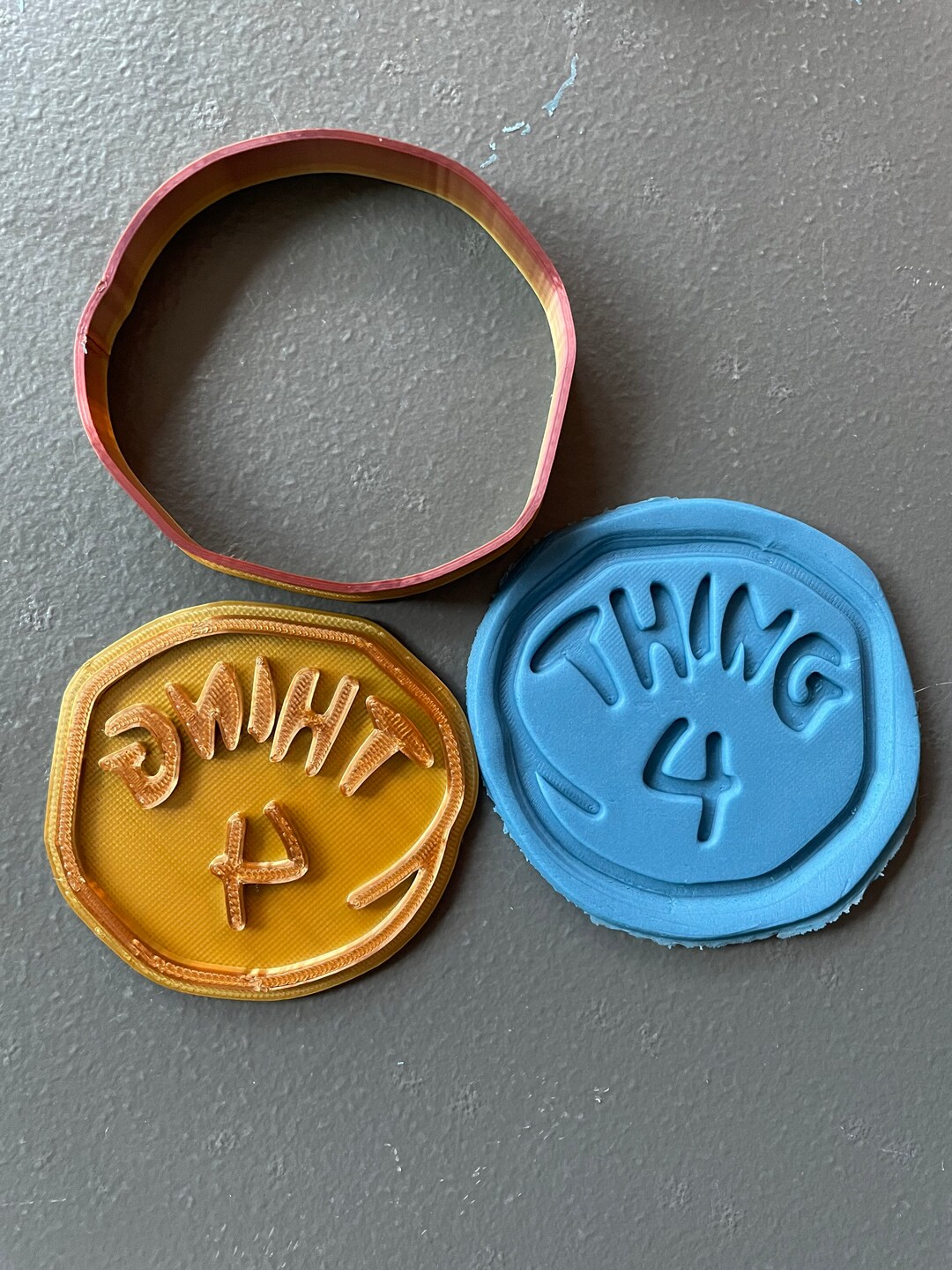 Thing 4 Cookie Cutter Family Counter Numbers Countdown Party ...