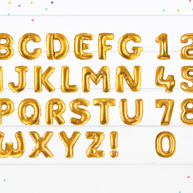 Helium Alphabet Balloons - Etsy