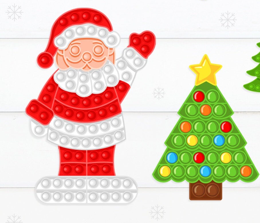 Pop It Christmas Digital Clipart,pop It Christmas Png,popit,pop It Png ...