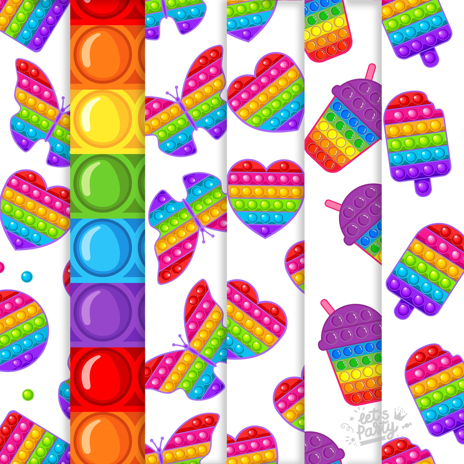 Pop It Digital Clipart,pop It Png,pop It Seamless Digital Paper Png,pop ...