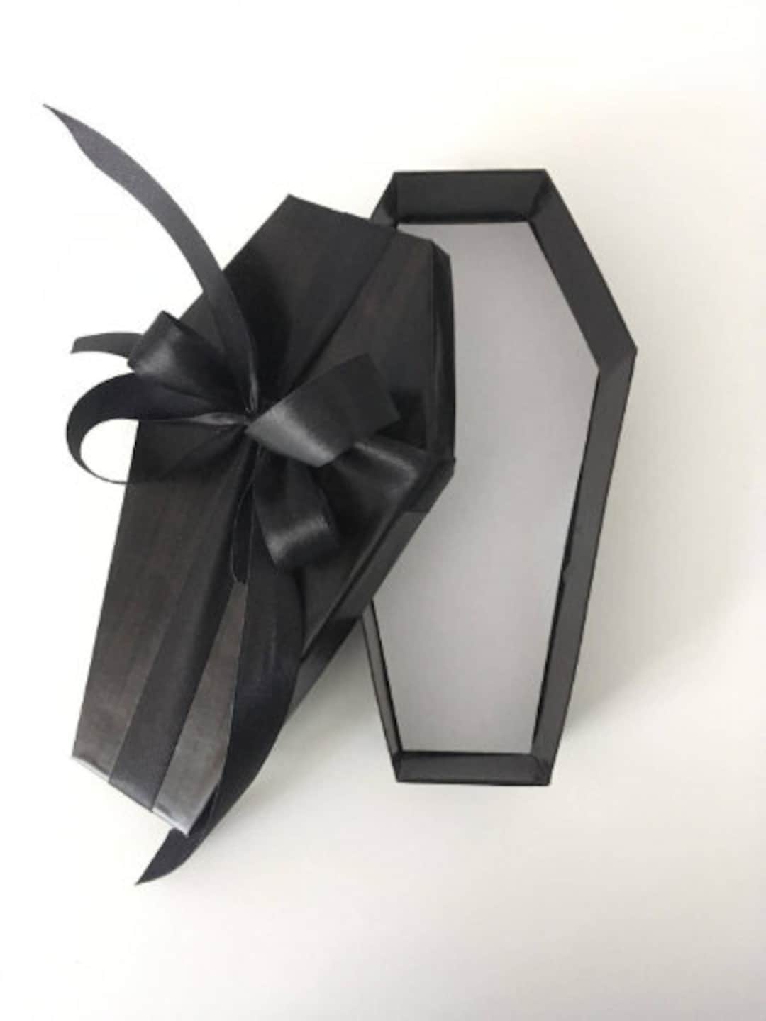 Coffin Box, Gift Boxes, Halloween,wedding, Birthday Gift Box Black With ...