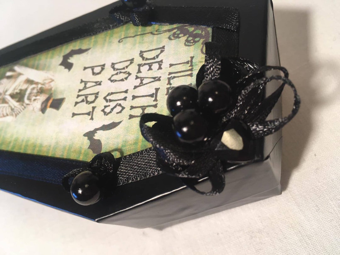 Coffin Box, Gift Boxes, Halloween,wedding, Birthday Gift Box Black Till ...