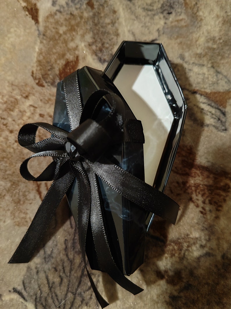 Coffin Box, Gift Boxes, Halloween,wedding, Birthday Gift Box Black With ...