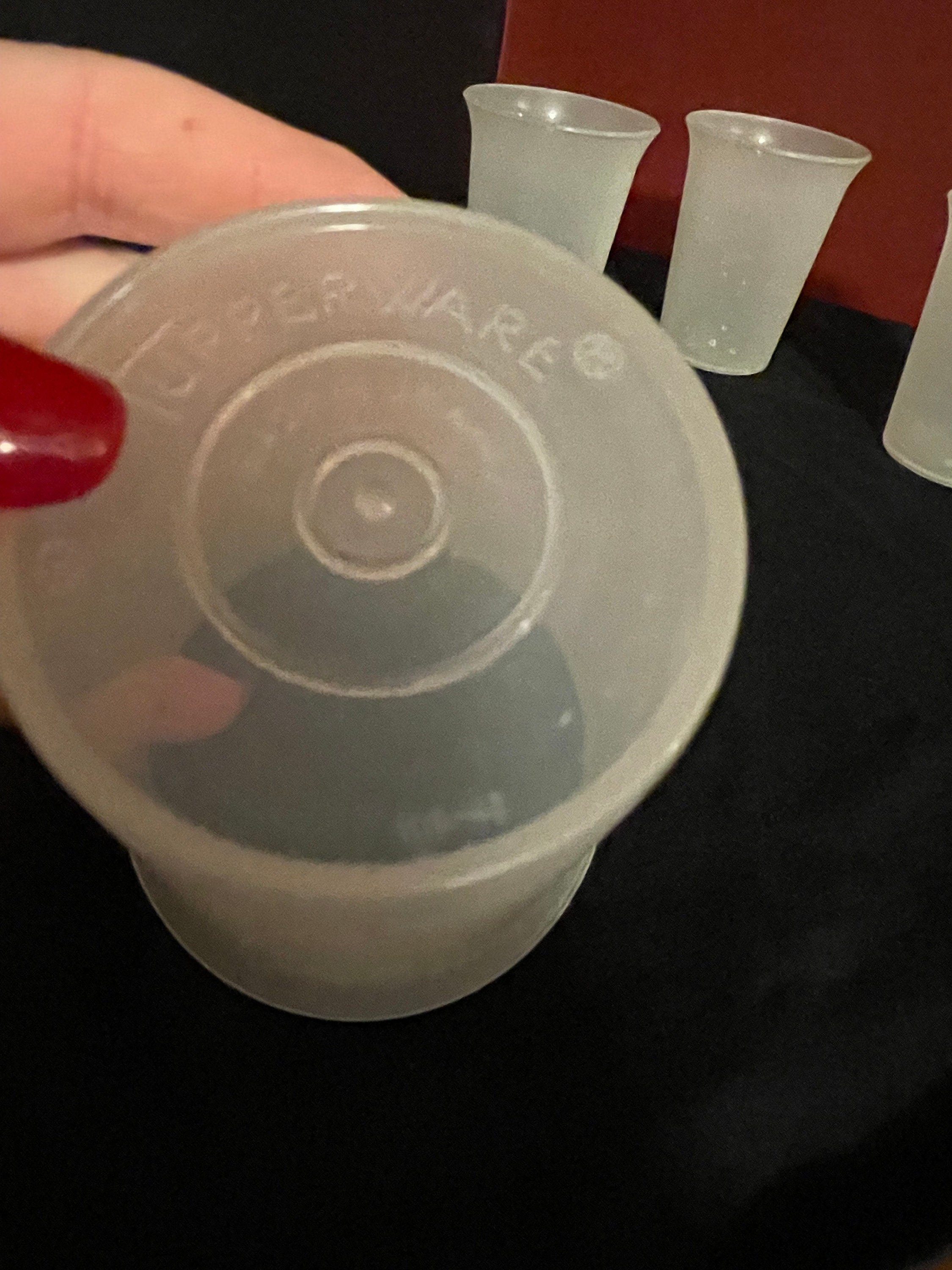 Vintage Tupperware Tumblers Clear 109-40 NOS 80s 90s Kid Friendly ...