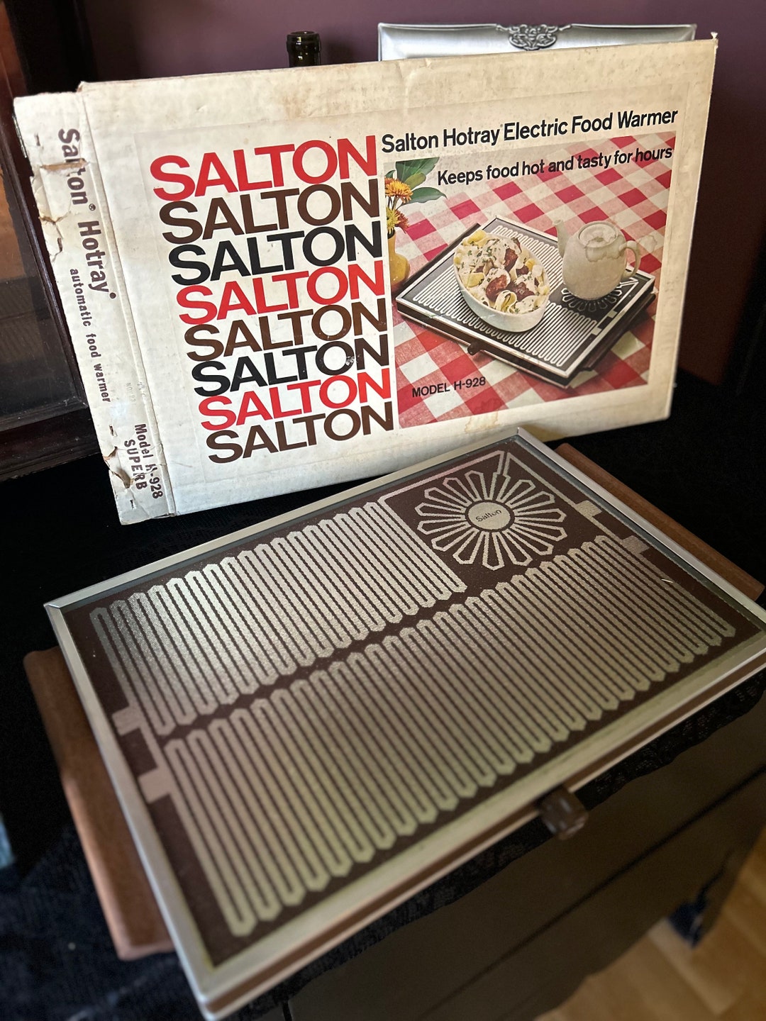 1976 Vintage Salton Hotray Electric Food Warmer Hot Tray, Model H-928 ...