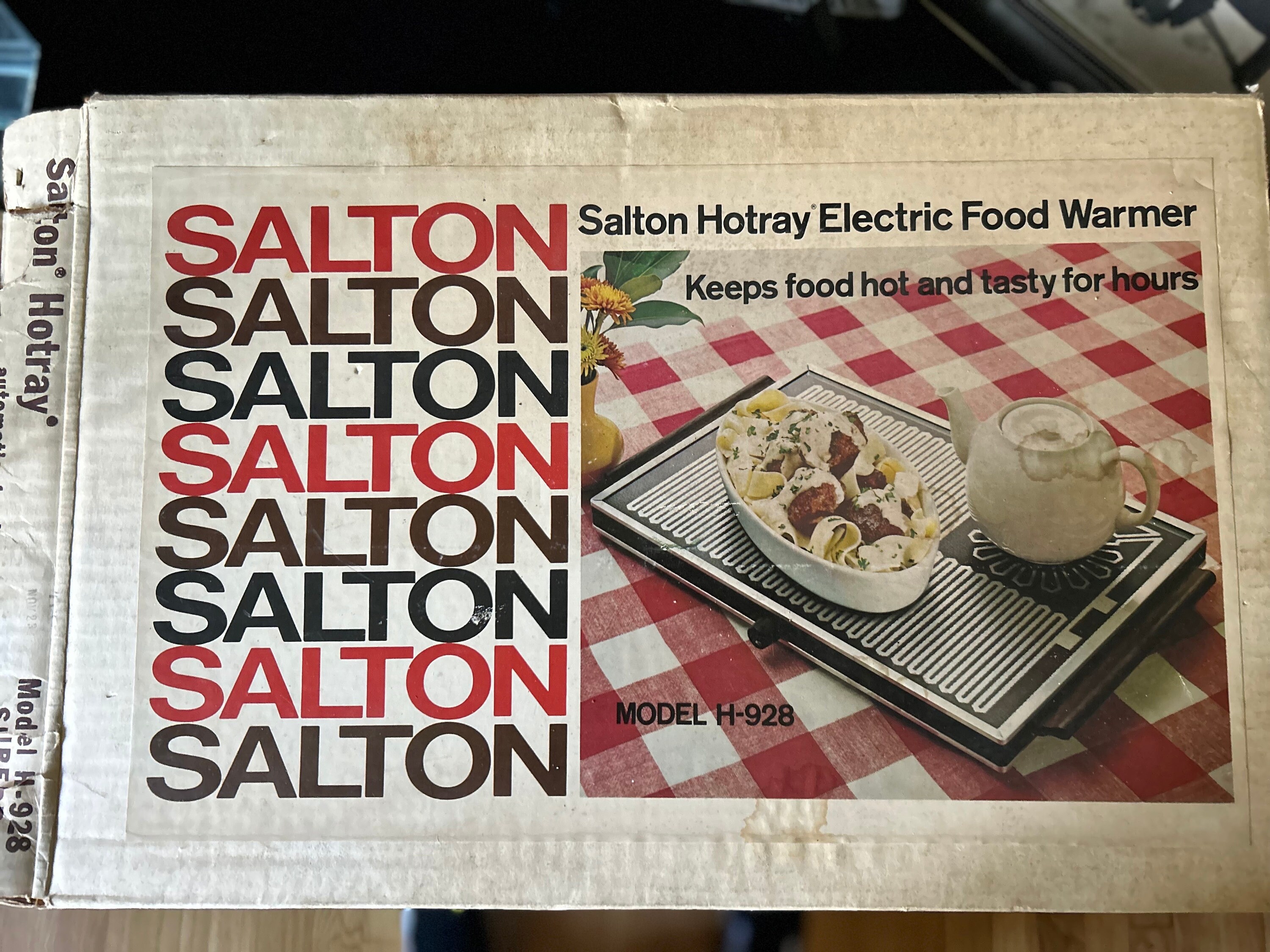 1976 Vintage Salton Hotray Electric Food Warmer Hot Tray, Model H-928 ...