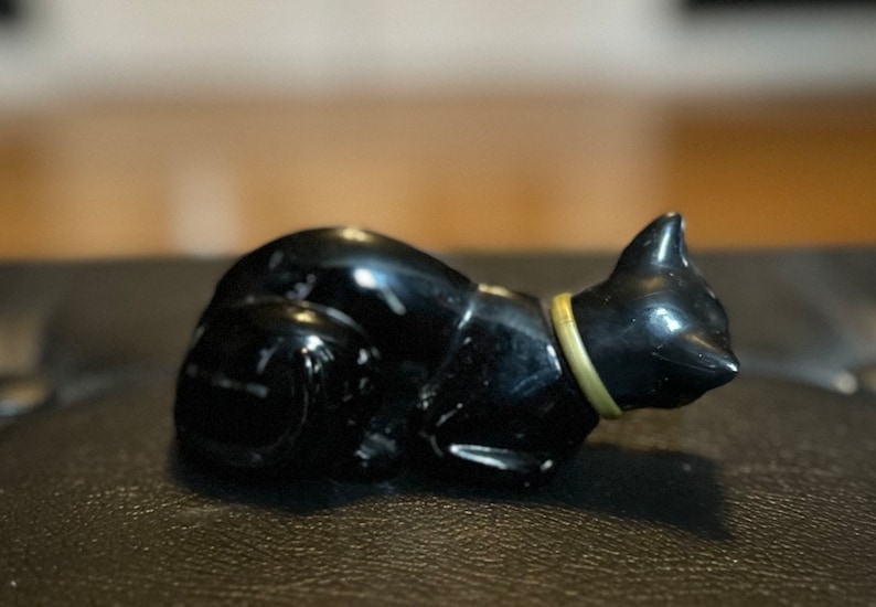 Vintage Avon Soft Musk Black Cat Collectible Perfume Bottle, Avon ...
