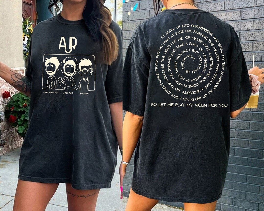 A.J.R Band Rock 2 Sides Shirt, A.J.R Members Chibi Shirt, Funny A.J.R ...