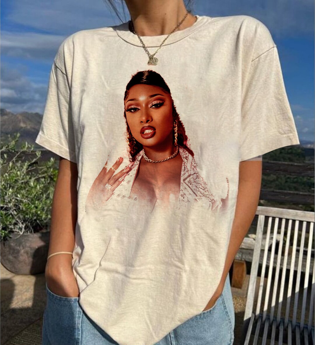 Megan Thee Stallion 2024 World Tour Shirt, Megan Portrait Shirt, Me.gan ...