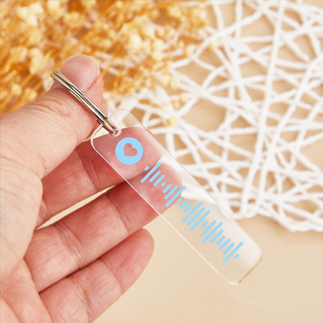 Personalized Music Code Keychain,custom Spotify Code Keychain,music Gifts,gift for Girlfriend ...