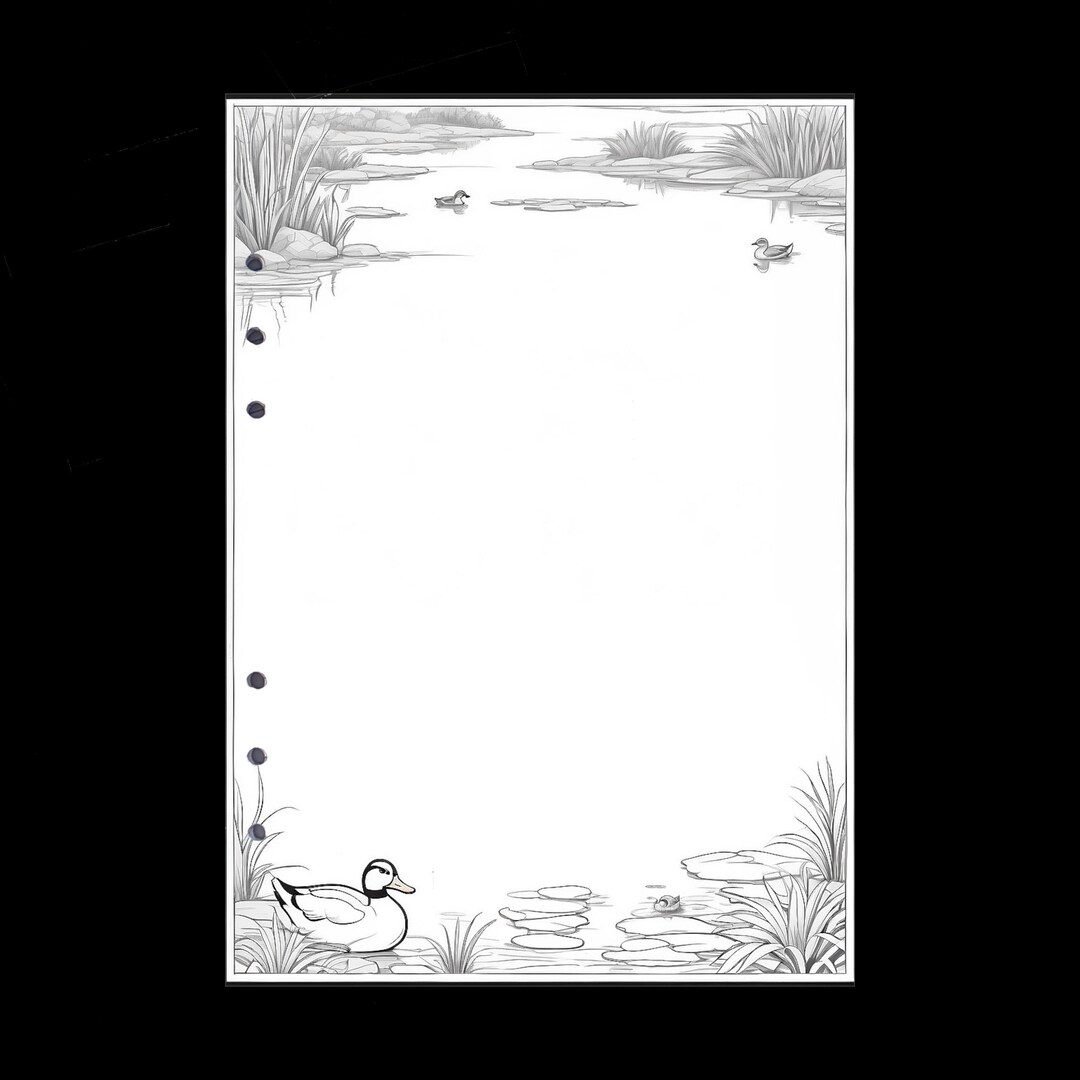 DIN A5 Ring Binder Inserts Motif: Duck 8 - Etsy