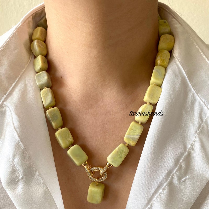 Serpentine Necklace - Etsy