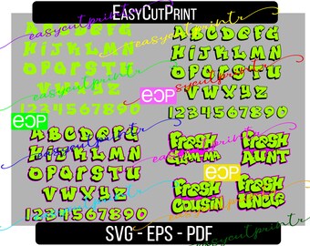 Fresh Prince Font | Etsy