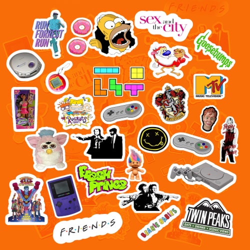 Vinyl Sticker 90s Baby 2000s Nostalgia Stickers 90's - Etsy