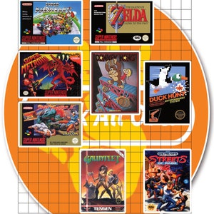 Retro Games Box Art Pack - Etsy