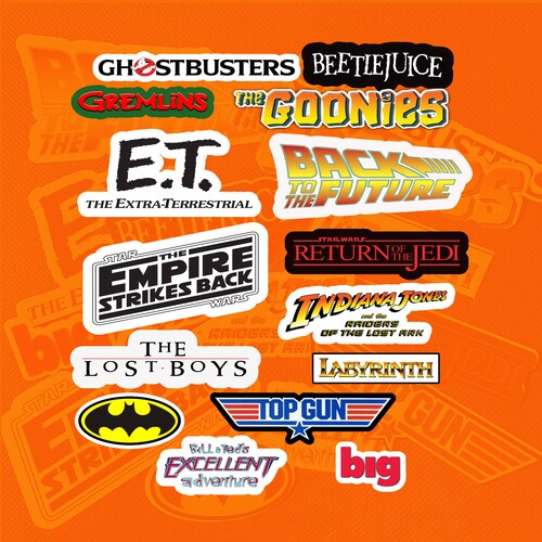 80s Movies Sticker Pack 2 - Etsy UK