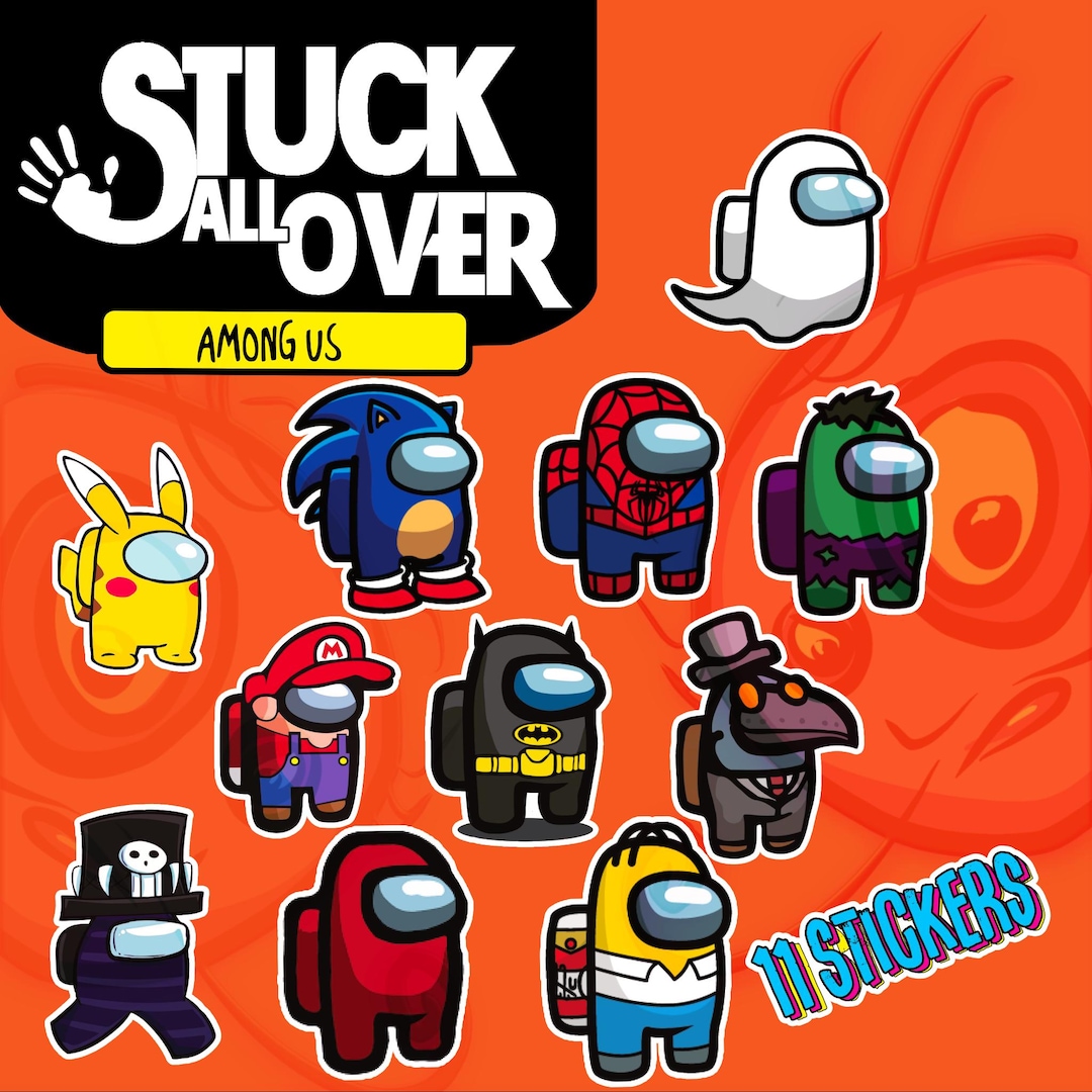 Among Us Sticker Pack - Etsy