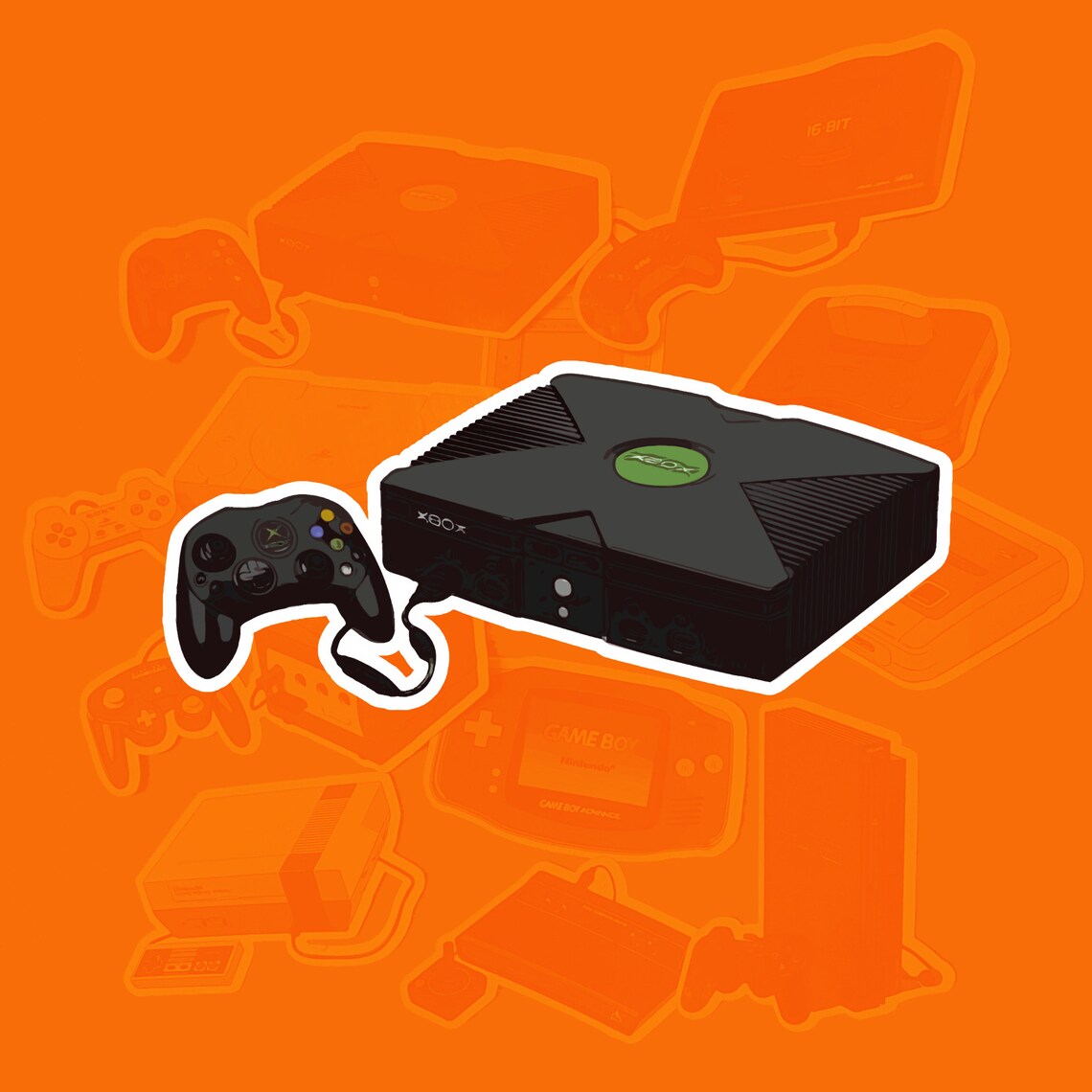 Retro Console Vector Sticker Set - Etsy UK