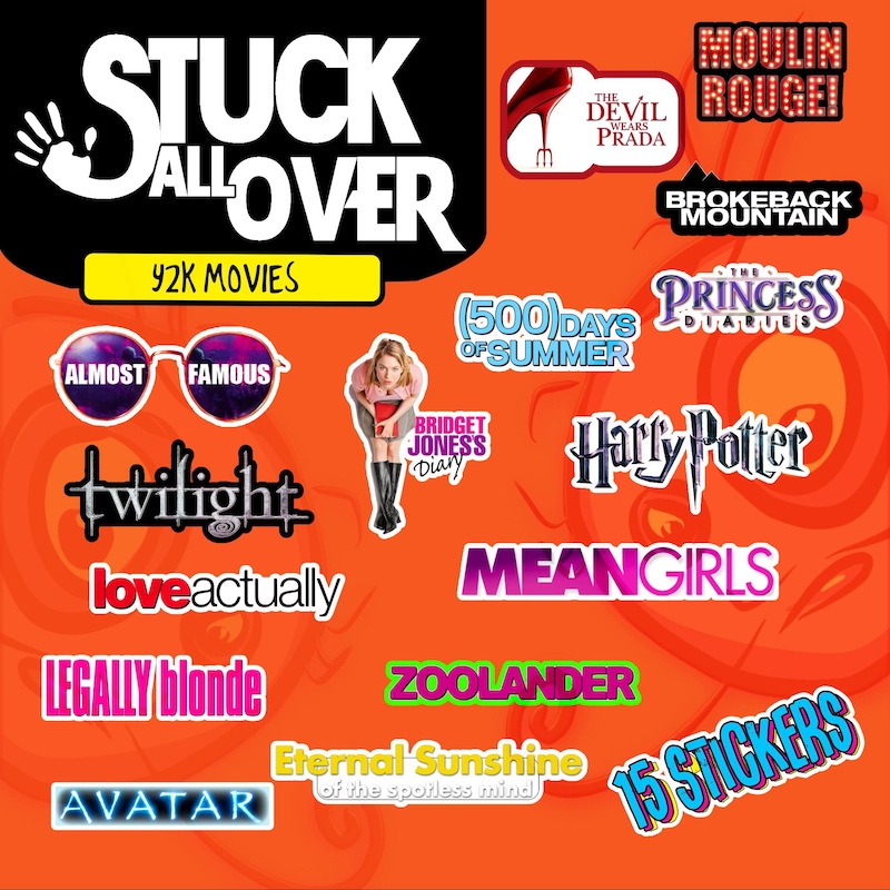 2000s Party Stickers - Etsy UK