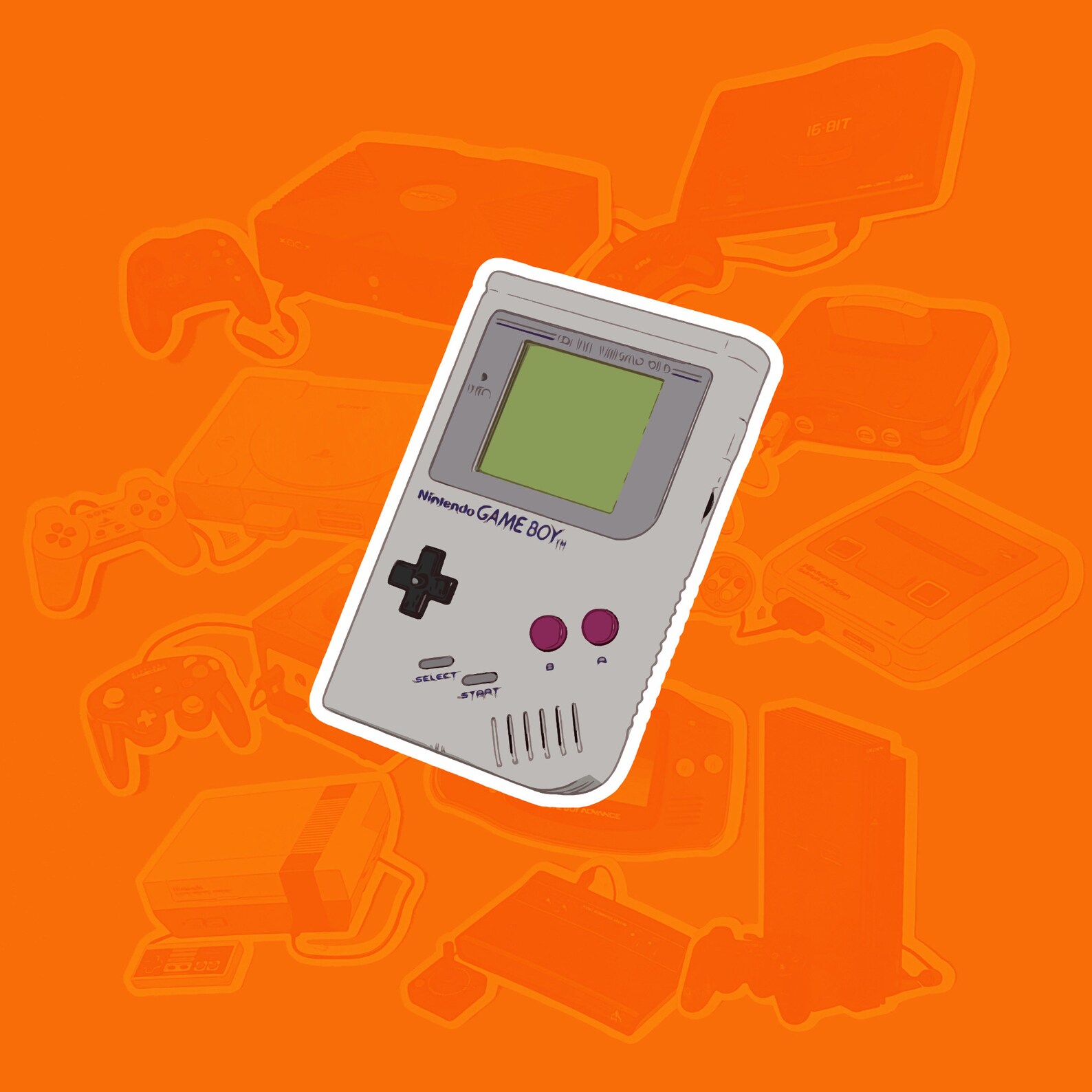 Retro Console Vector Sticker Set - Etsy UK