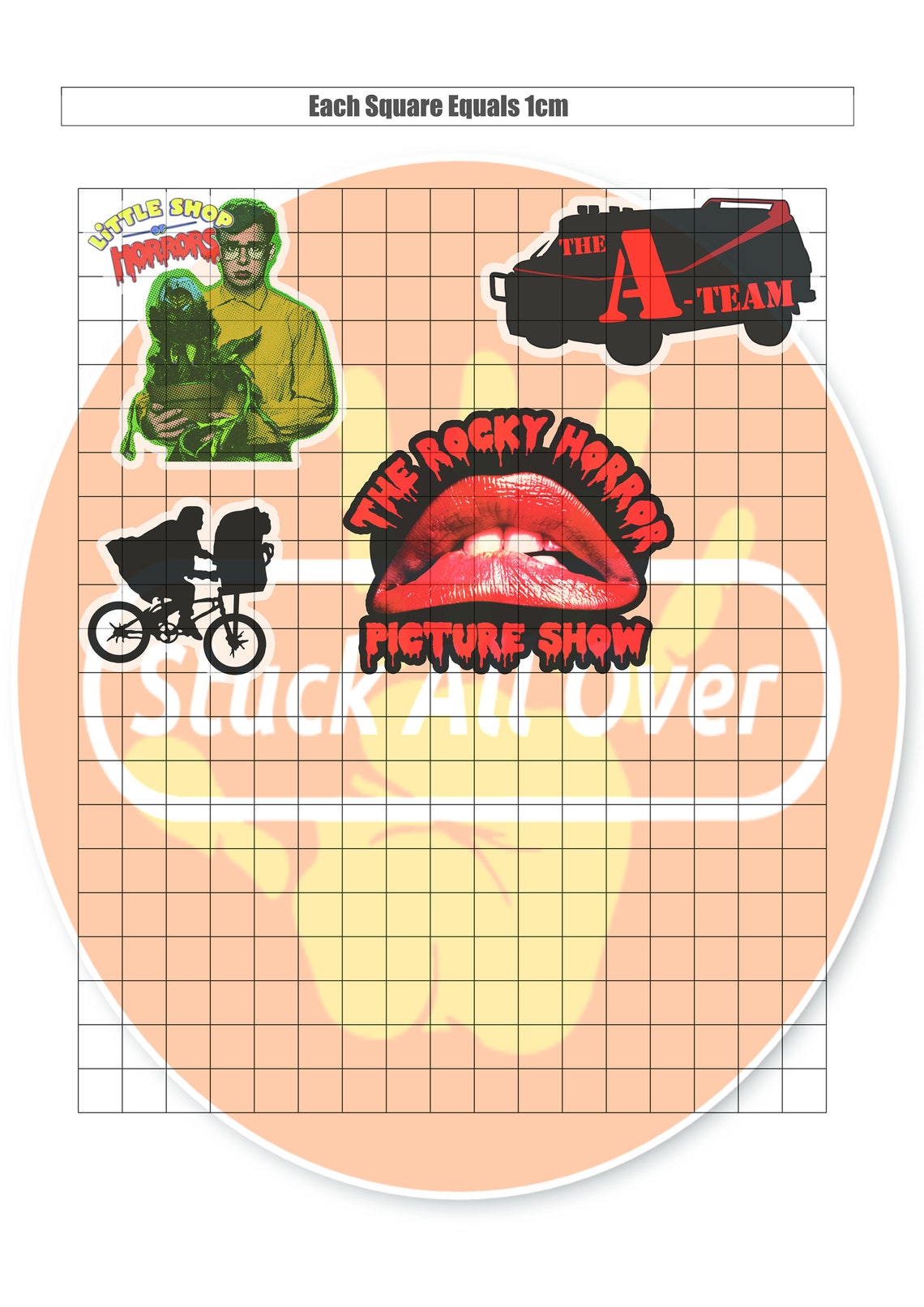 80s Nostalgia Mega Sticker Pack - Etsy