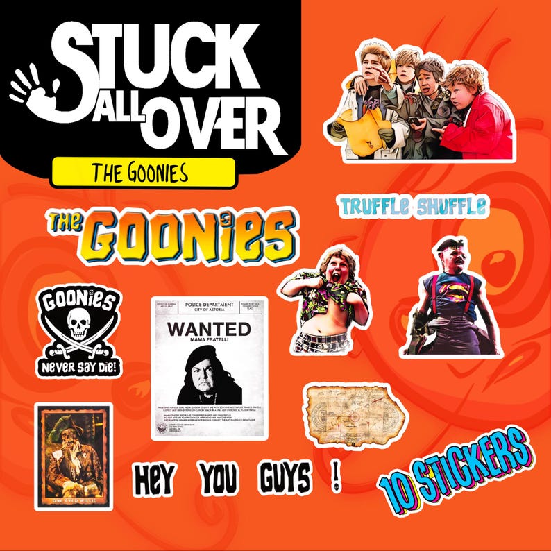 The Goonies Sticker Pack - Etsy