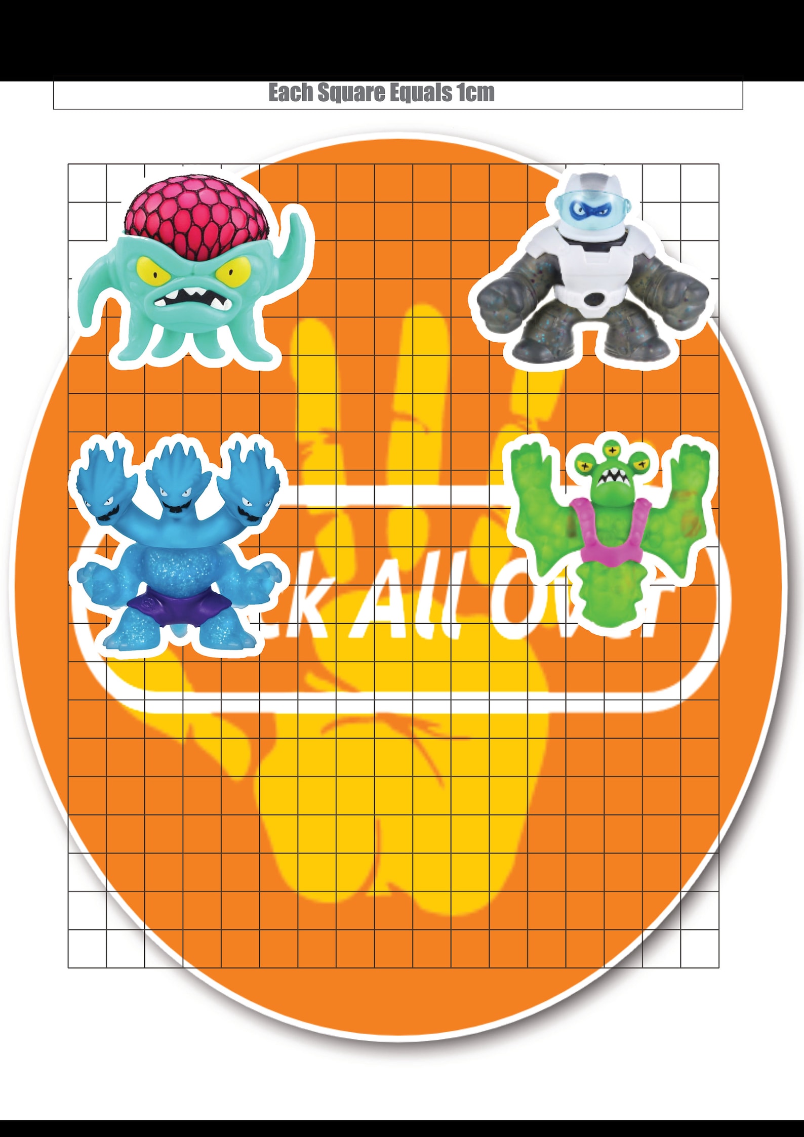 Goo Jit Zu Sticker Pack - Etsy