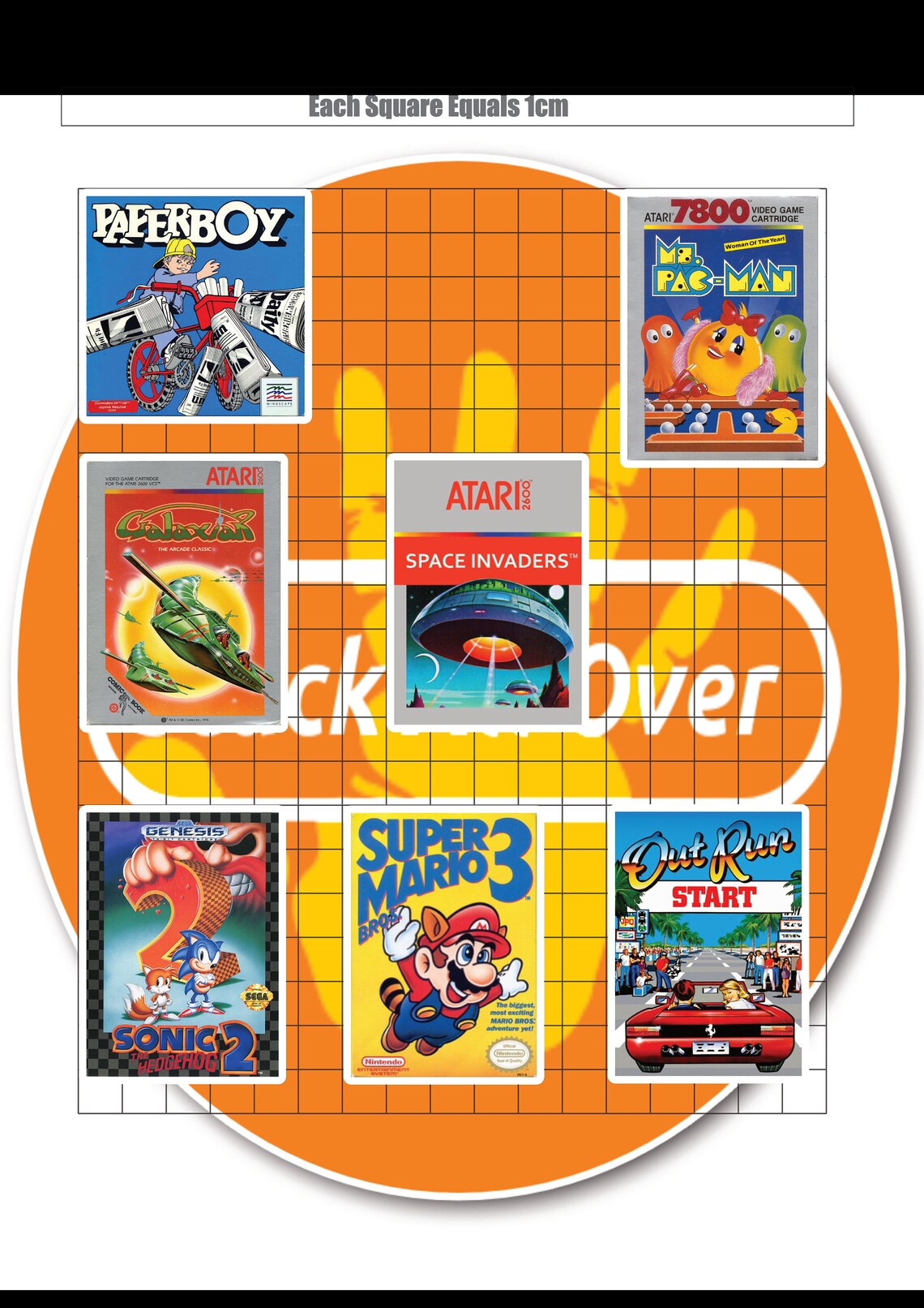 Retro Games Box Art Pack - Etsy