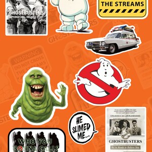 Ghostbusters Sticker Set - Etsy