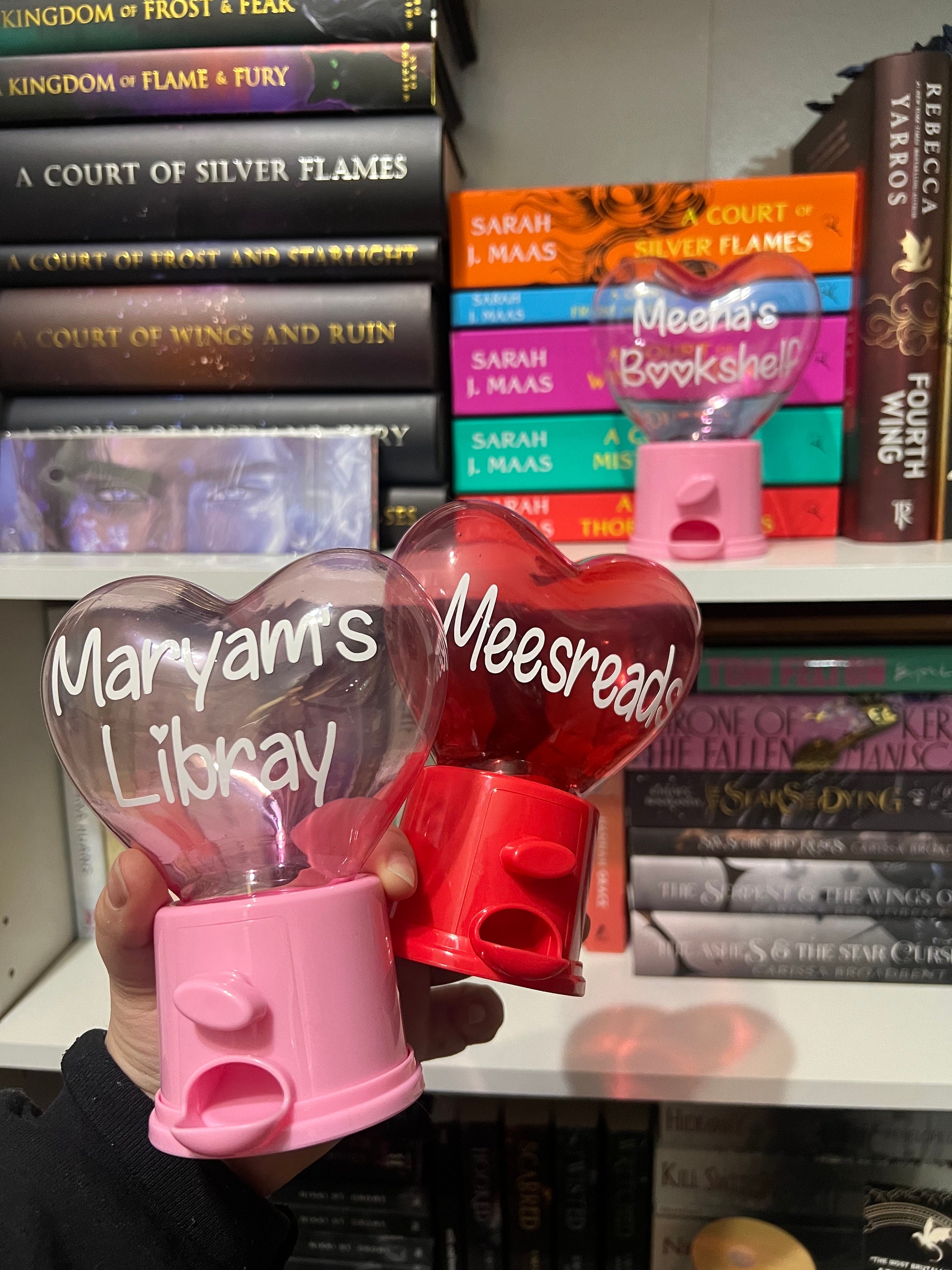 Bookshelf Candy Heart Dispenser - Etsy