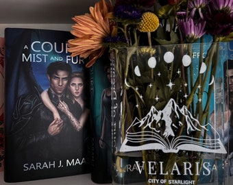 A Court of Mist and Fury, Acotar Starfall Book Vase, Sarah J Mass, SJM ...