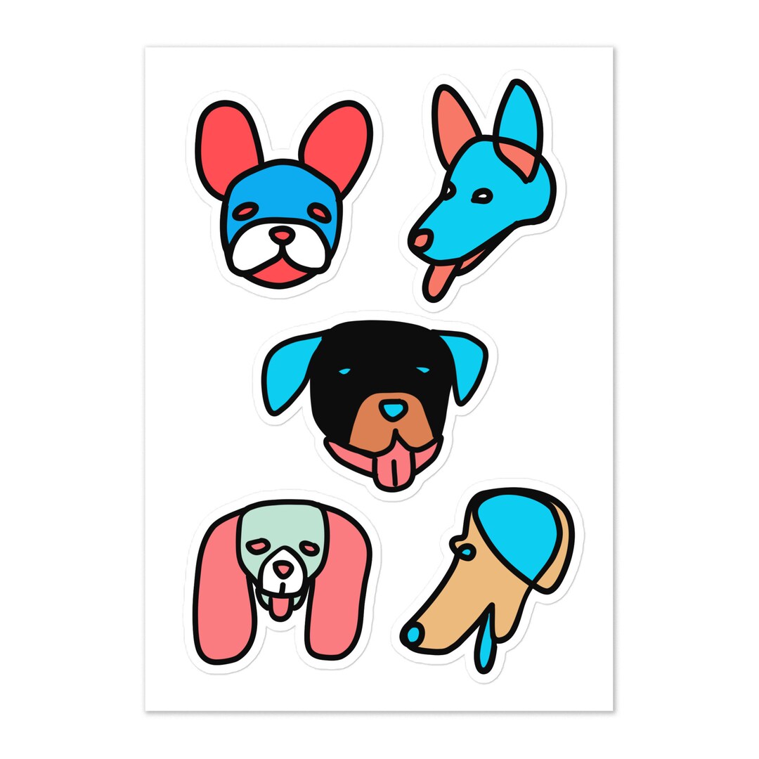 Doggy Sticker Sheet - Etsy
