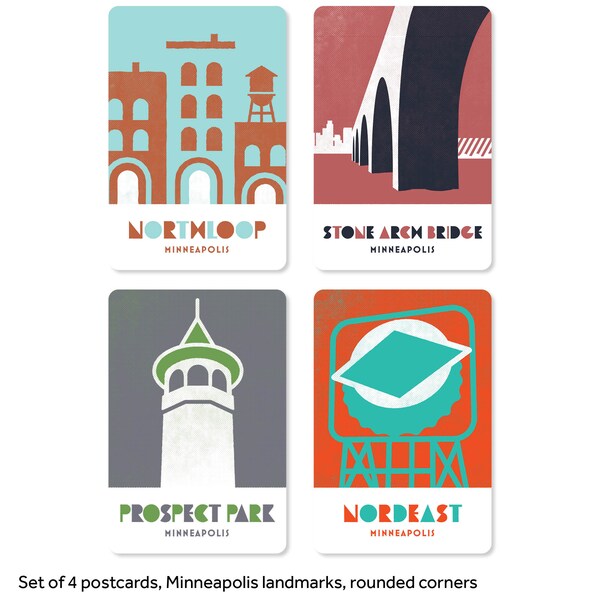 Minneapolis Postcard - Etsy
