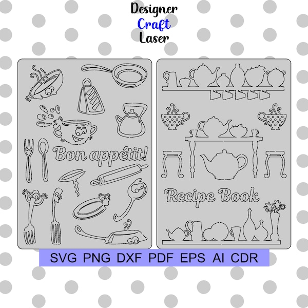 Laser Cut Chipboard - Etsy