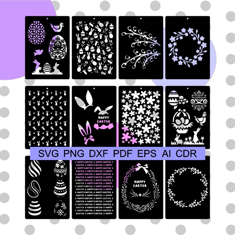 Easter Stencils - Etsy