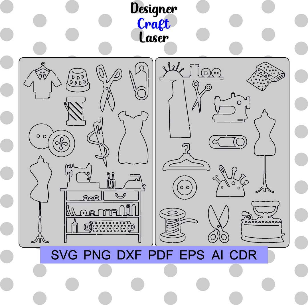 Papercut Templates Svg Chipboard Sewing Machine Clipart Sewing Lover ...