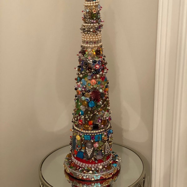 Jeweled Christmas Tree - Etsy