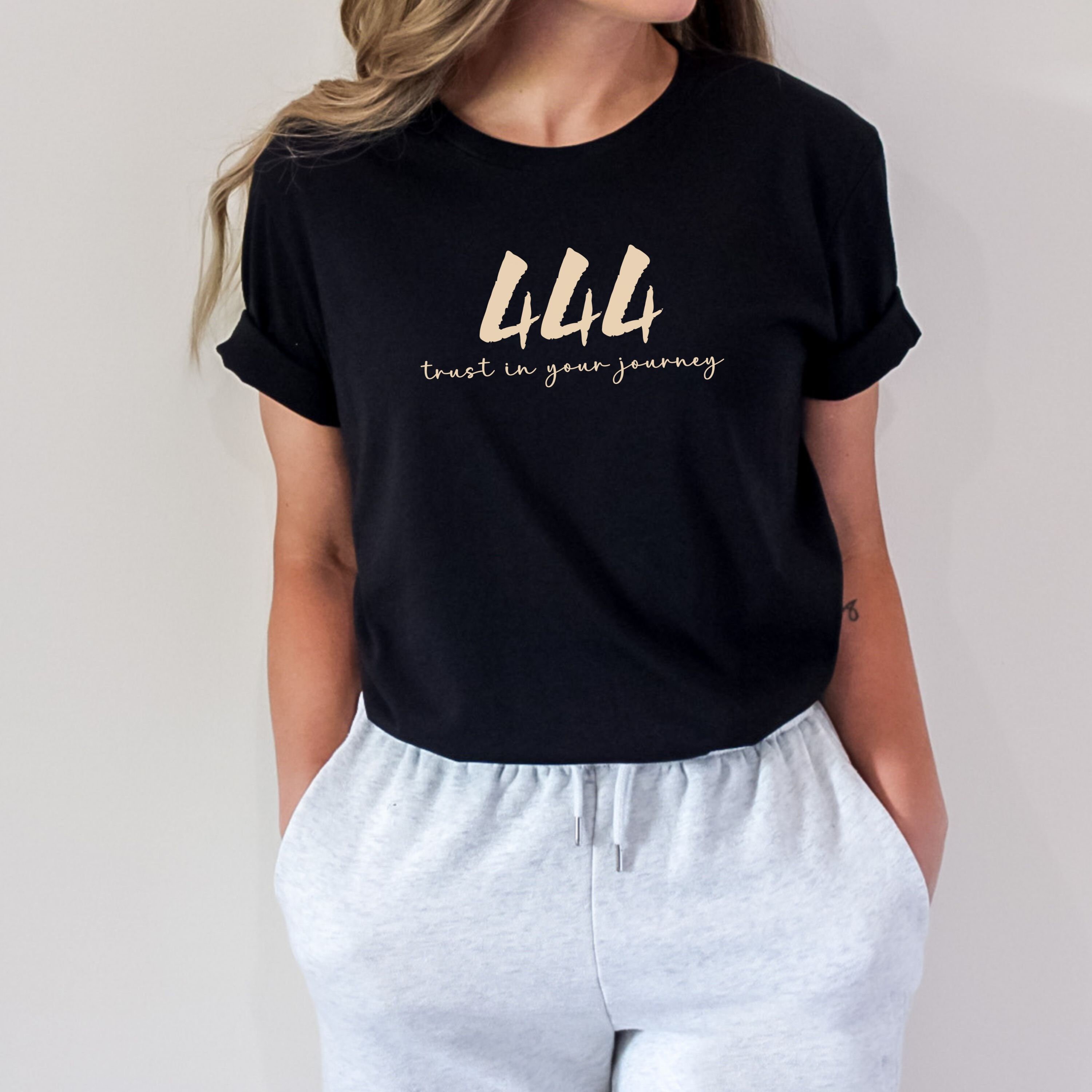 444 Shirt, 444 Wish Tee, Spiritual Tees, 444 Tee, Spiritual Gift, Angel ...