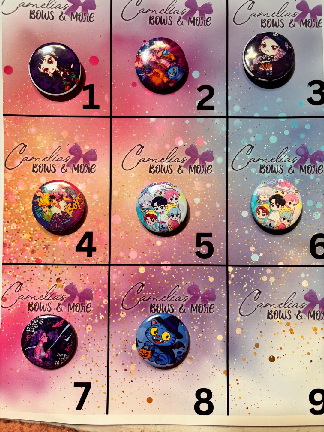 K Pop Pin Back Buttons - Etsy