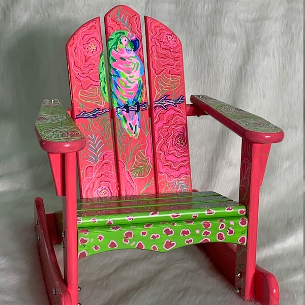 Hand Painted Chair - Etsy